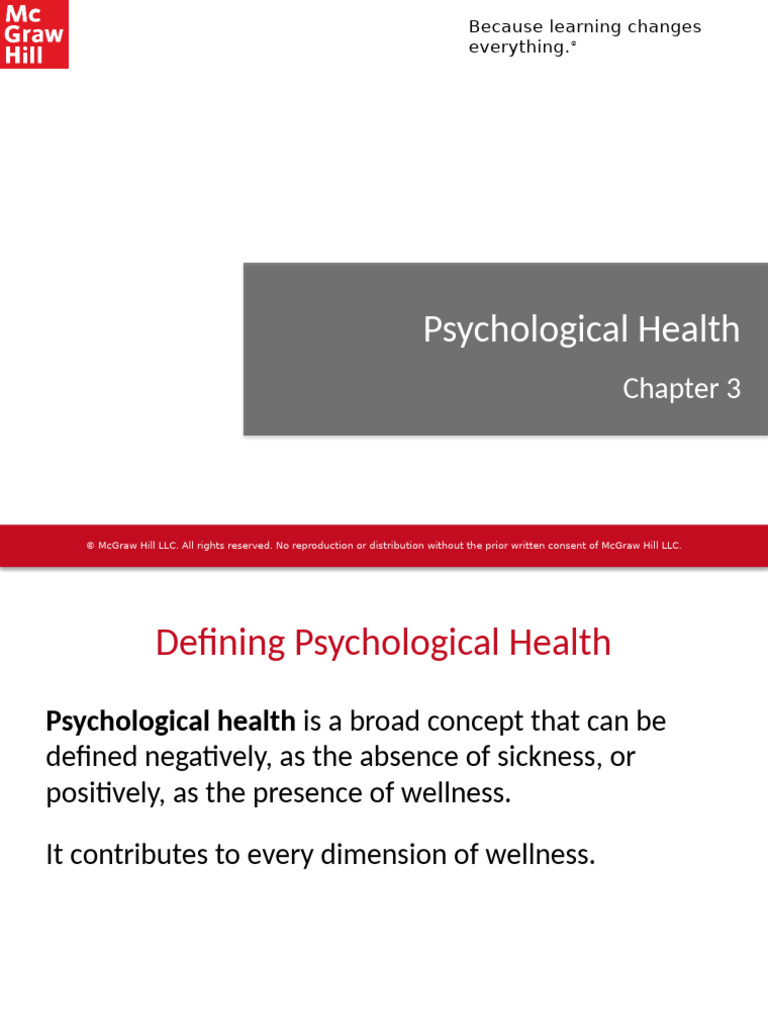 Insel_18e_Ch03_PPT_ACCESS | PDF | Mental Disorder | Major Depressive Disorder