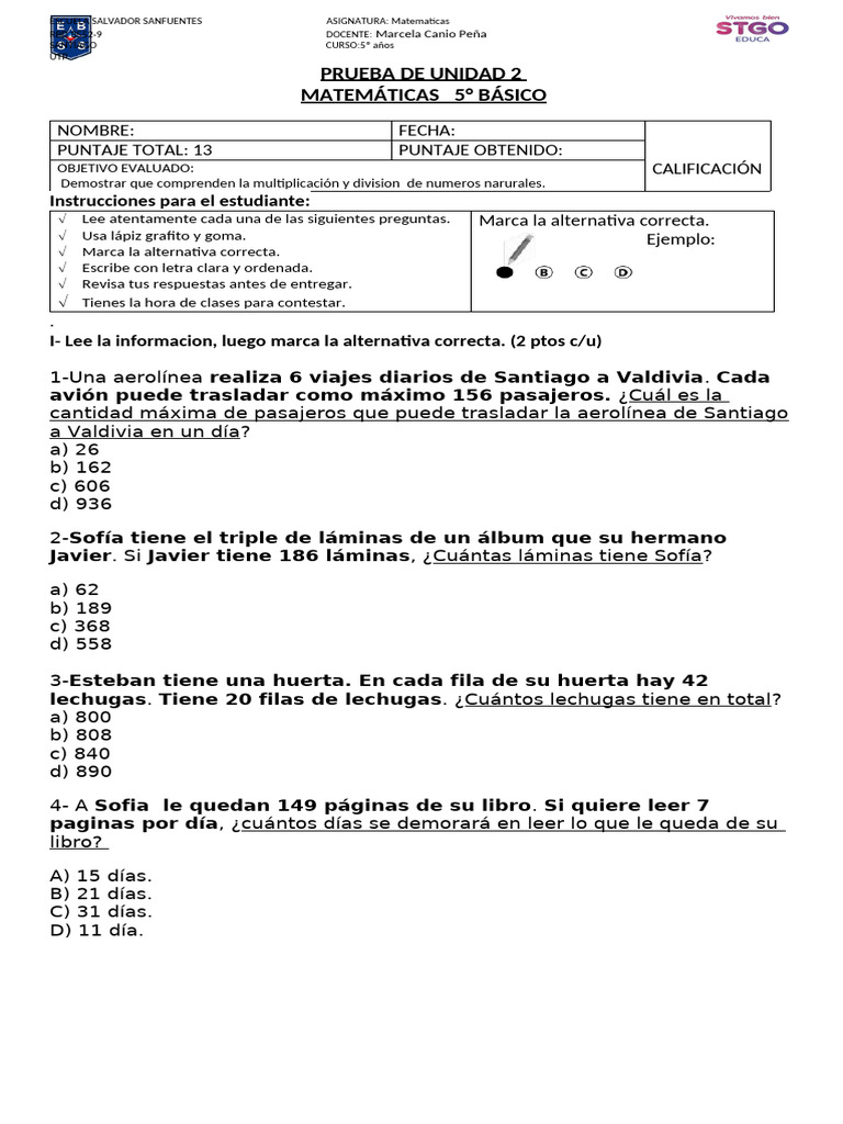 Multiplicar y Dividir | PDF