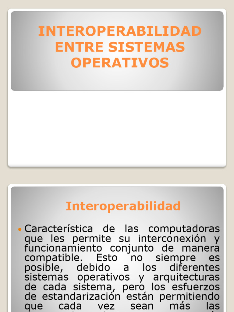 Interoperabilidad Entre Sistemas Operativos | PDF | Microsoft Word | Archivo de computadora