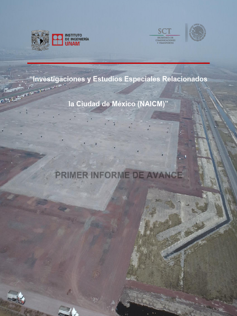 Informe Geotécnico NAICM: Avances 2018 | PDF | Diseño | Aeropuerto