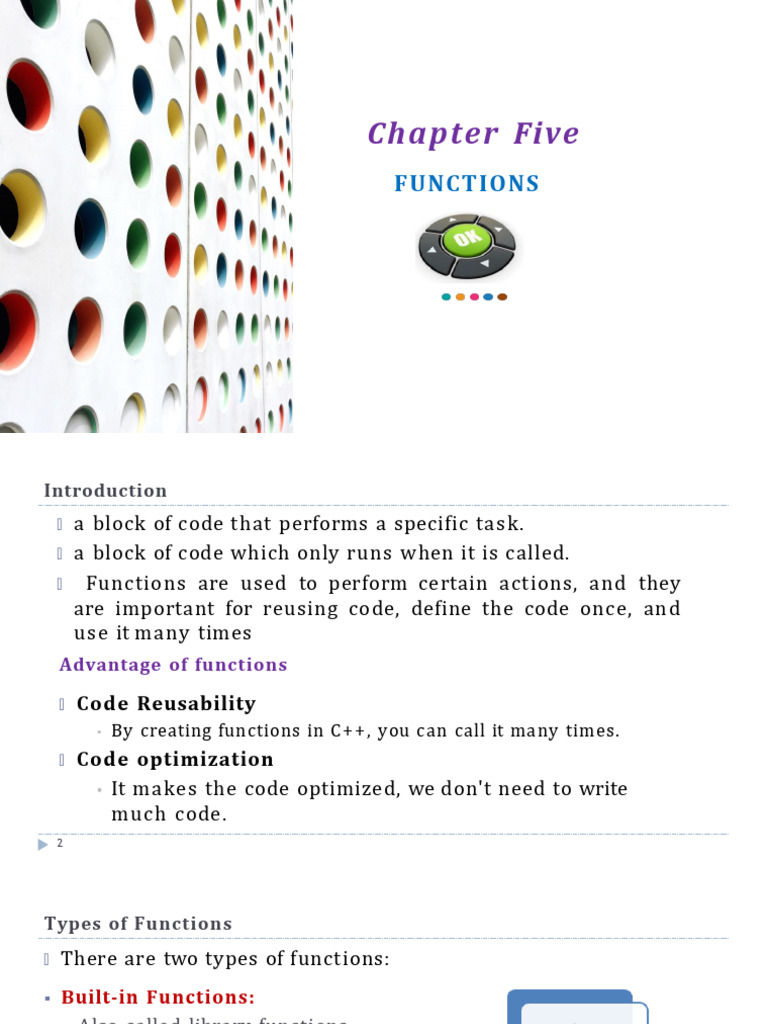 C++ Chapter Five - 250519 - 212334 | PDF | C++ | Software