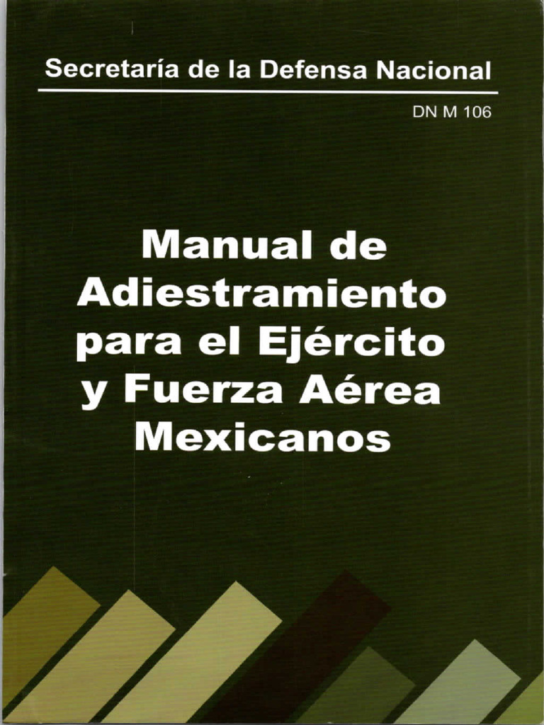 Manual de Adiestramiento para El Ejercito | PDF