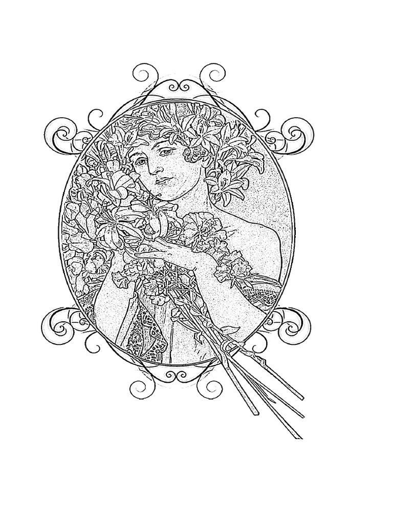 Mucha Stencil | PDF