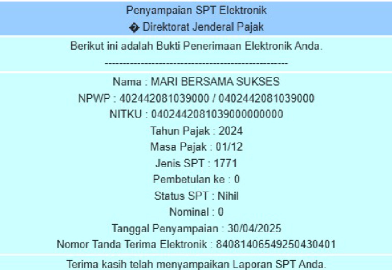 BPE SPT 2024 Mari Bersama Sukses | PDF