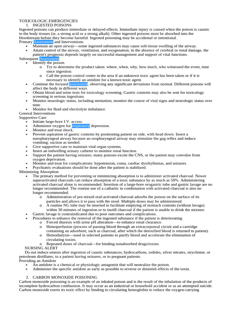Managing Toxicologic Emergencies | PDF | Drug Overdose | Naloxone