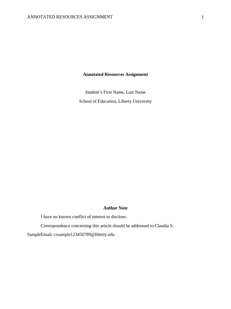 Annotated Resources Final Draft Student Example 1 | PDF | English As A Second Or Foreign ...