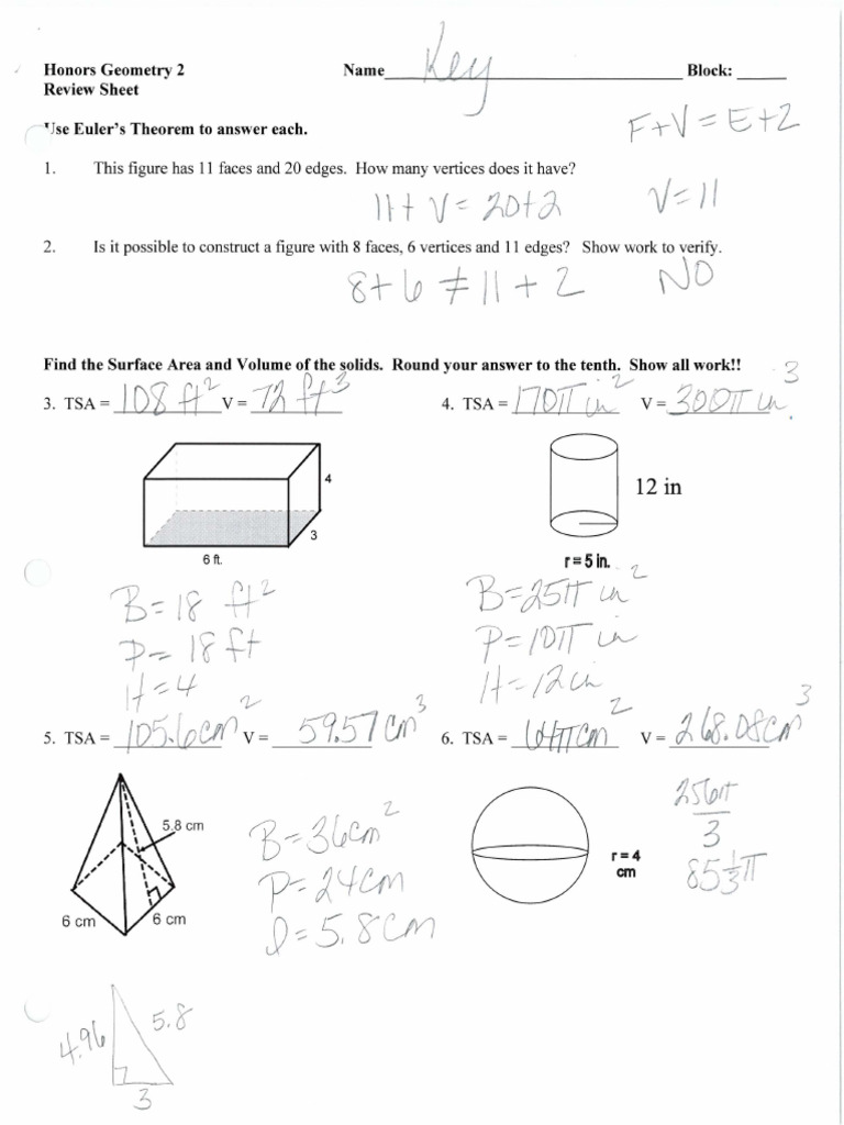 Review Answer Key | PDF