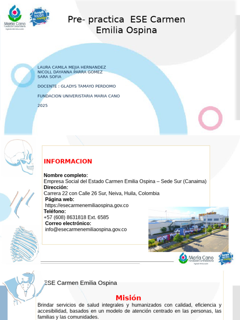 Pre - Practica CANAIMA 3 | PDF | Terapia física | Especialidades Medicas