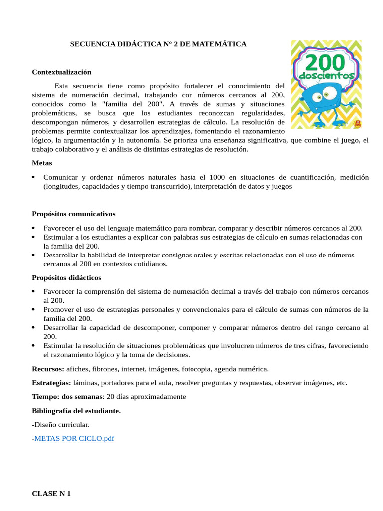 Secuencia 2 Mat | PDF | Matemáticas