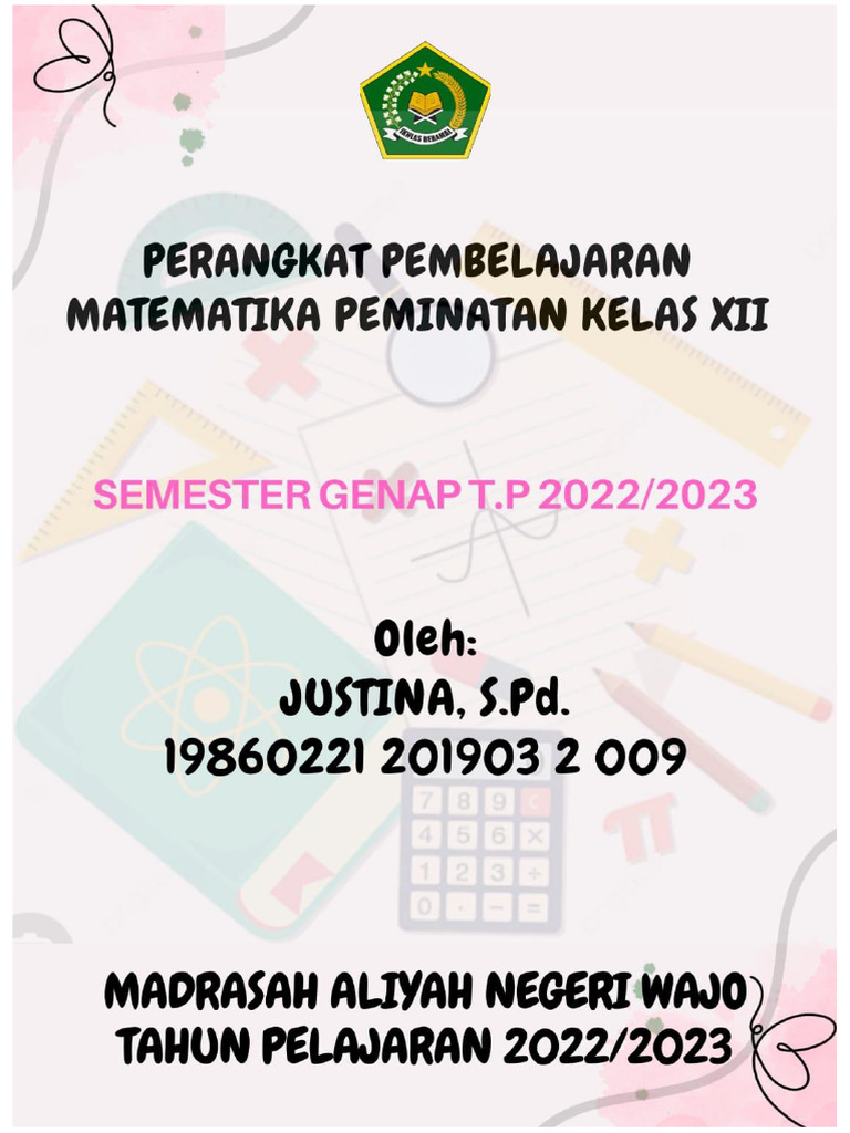 Perangkat Pembelajran Semester Genap TP 2022-2023 | PDF