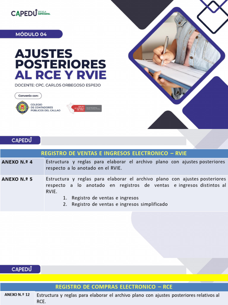 Ajustes Posteriores Rvie y Rce - Sire | PDF