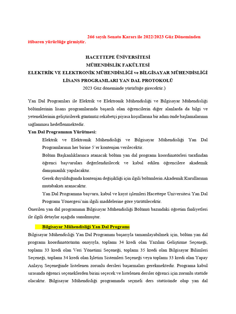 Elektrik Elektronik Mühendisligi Bilgisayar Muhendisligi Bolumu Protokolu | PDF