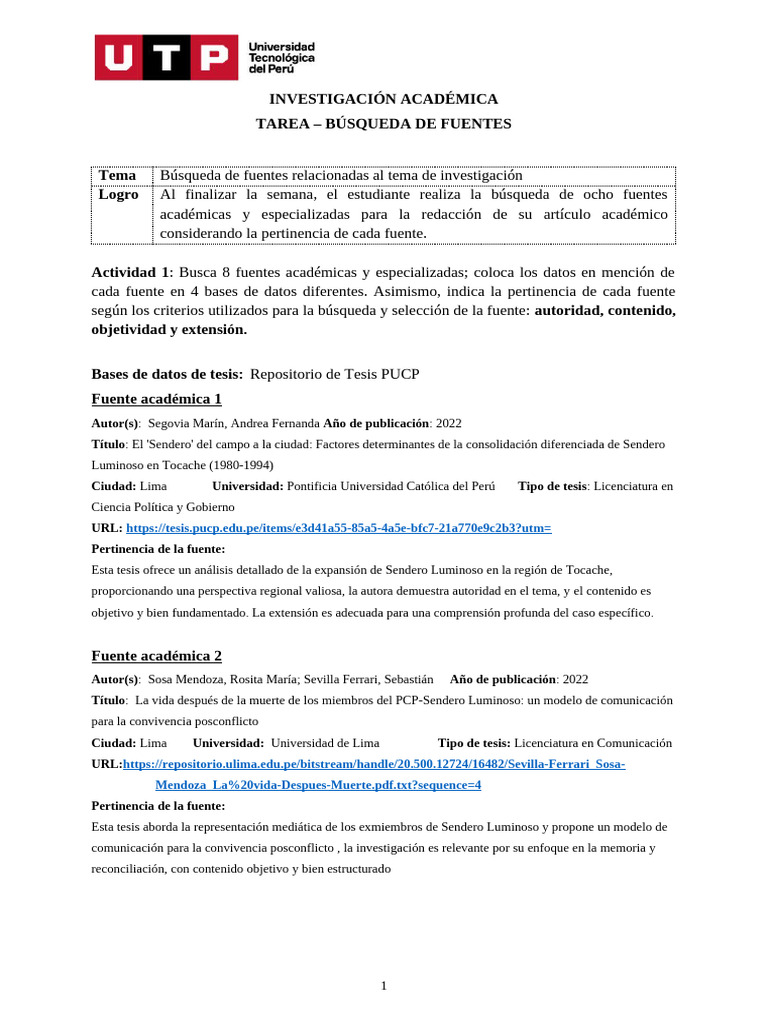 Tarea de Investigacion Resuelto | PDF