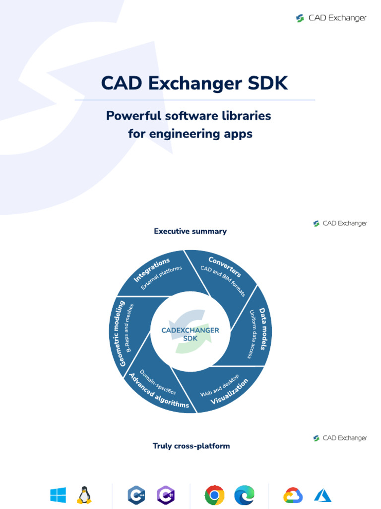 CAD Exchanger SDK Presentation | PDF | 3 D Computer Graphics | Computer ...