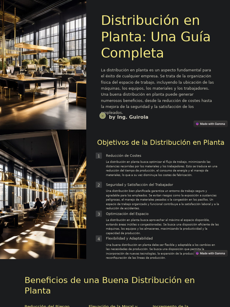 Distribucion en Planta Una Guia Completa | PDF | Economias