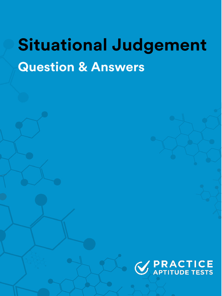 Situational Judgement Test Practice Guide | PDF