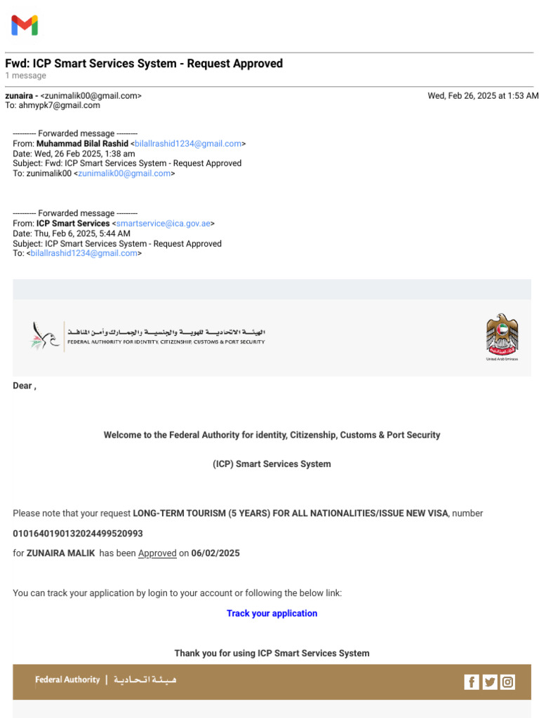 Gmail - FWD - ICP Smart Services System - Request Approved | PDF