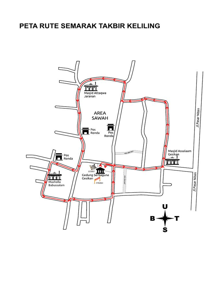 Rute Semarak Takbir | PDF