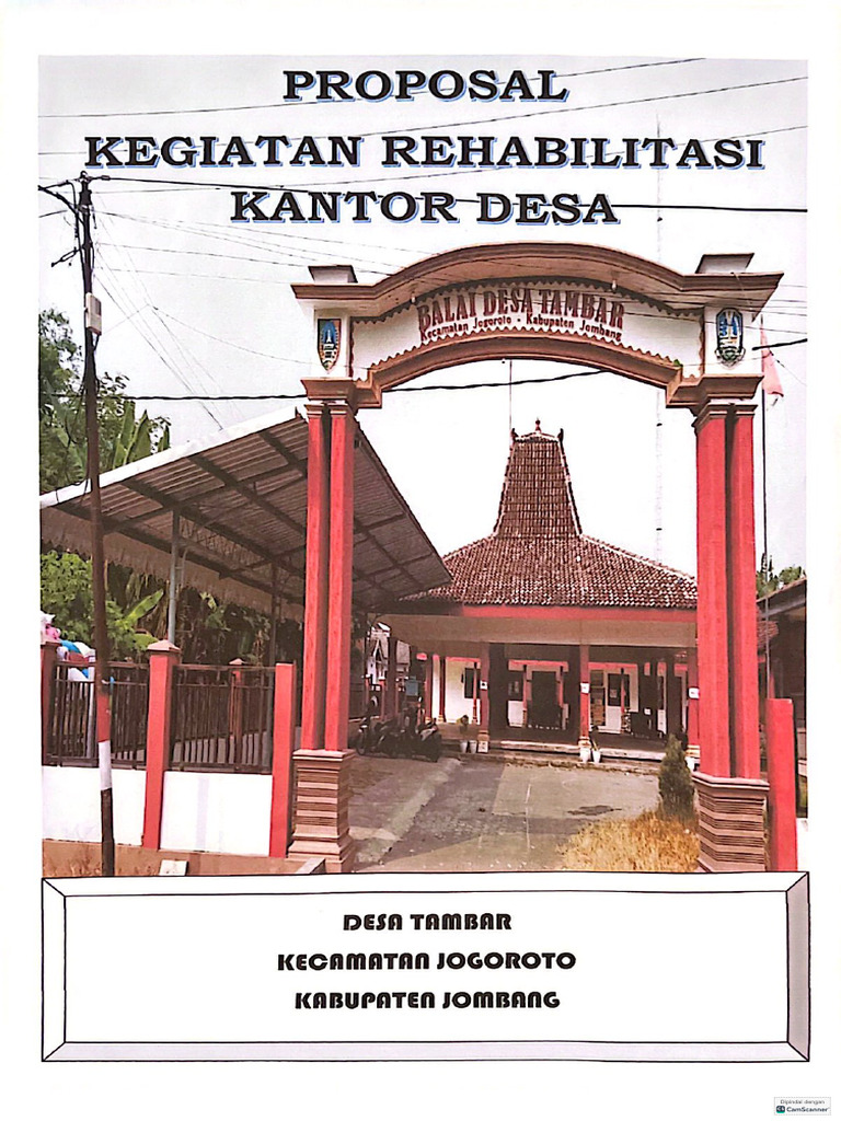 Proposal Rehabilitasi Kantor Desa | PDF