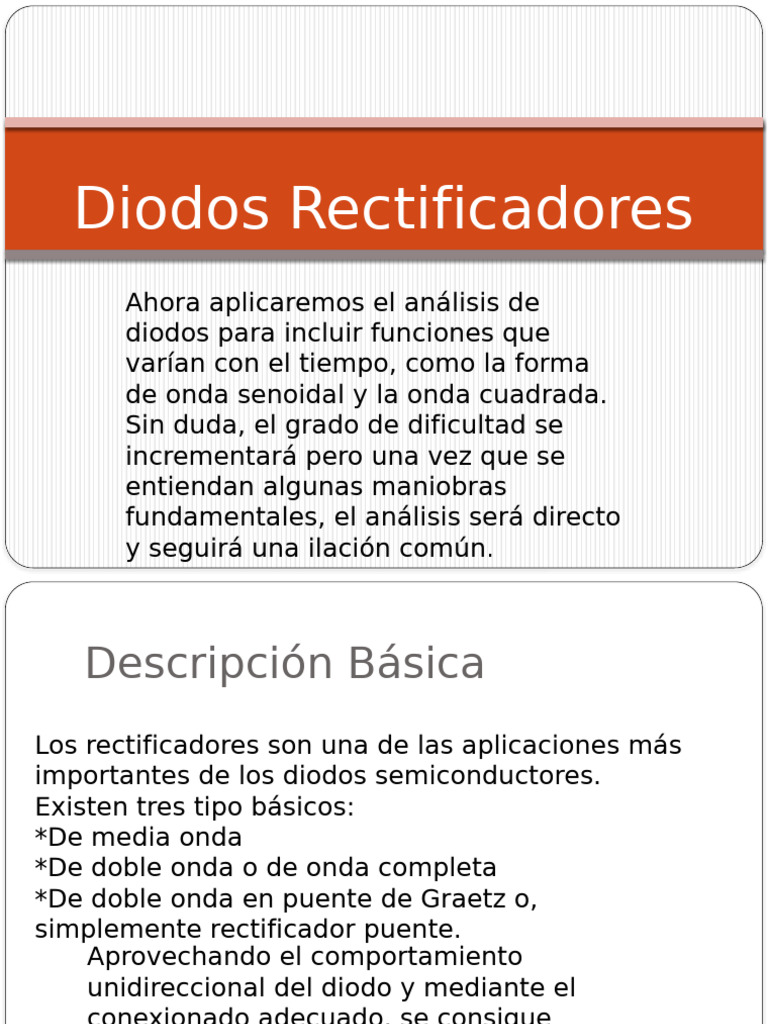 Diodos Rectificadores | PDF