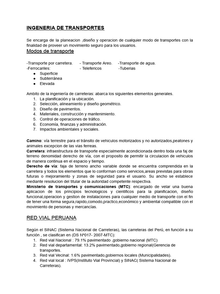 Caminos 1- UNIDAD 1_4 (1)-1-5 | PDF | La carretera | Transporte