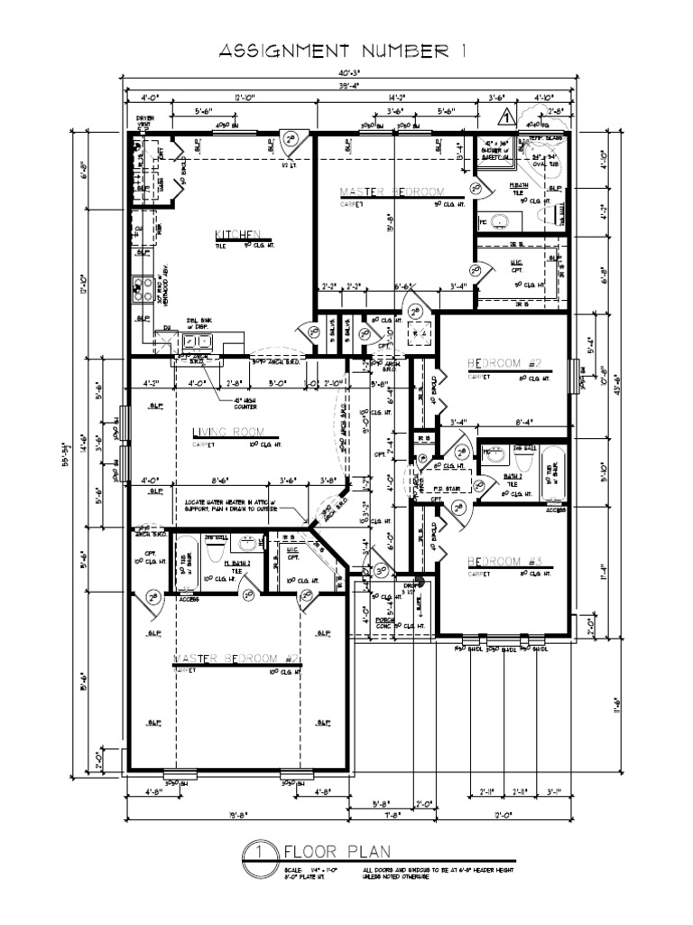Assign 1 Floor Plan | PDF