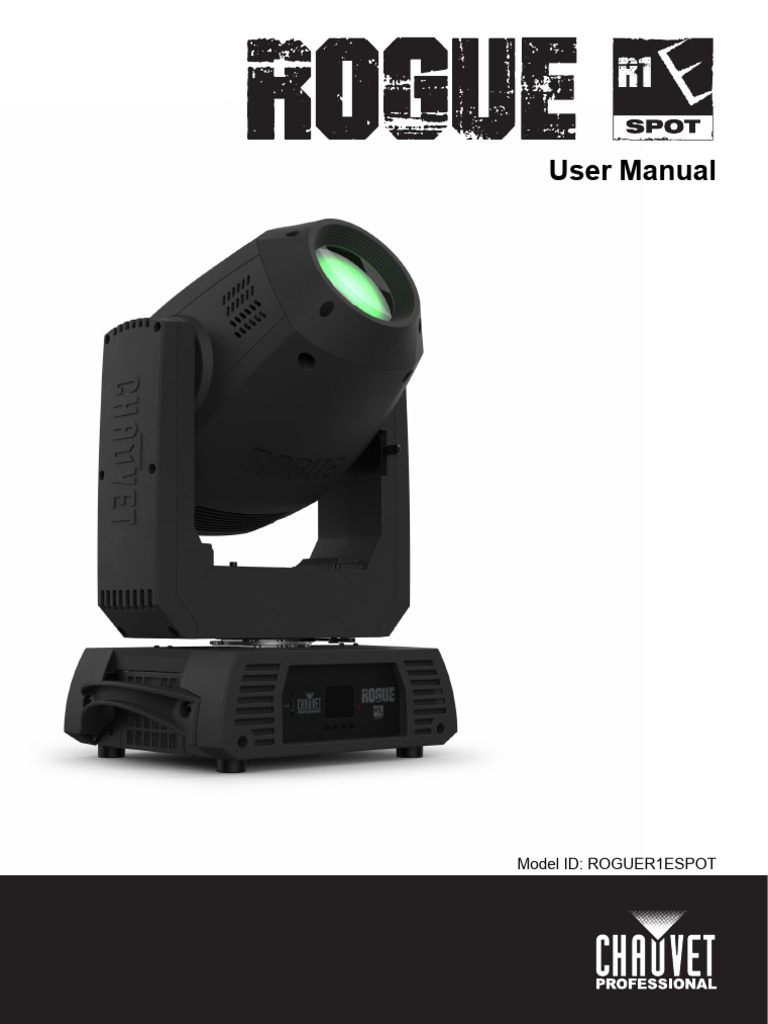 Rogue R1E Spot UM Rev122 | PDF | Electrical Engineering | Manufactured ...