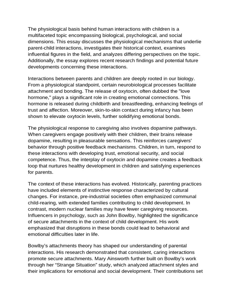 Physiological Secrets | PDF | Attachment Theory | Empathy