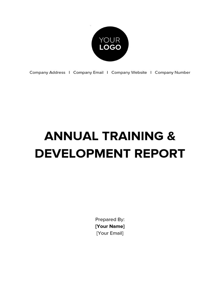 Annual Training & Development Report HR | PDF | Leadership ...