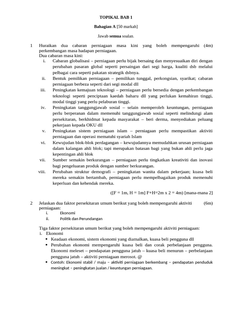 JWPN Soalan Latihan Topikal 2 | PDF