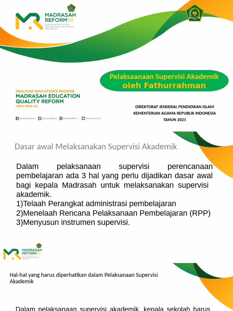 Pelaksanaan Supervisi Akademik | PDF