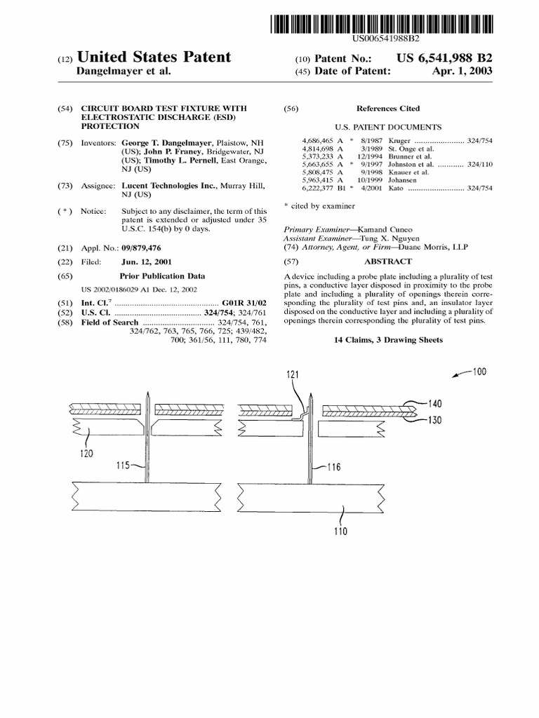 Circuit board test fixture with electrostatic discharge (ESD ...
