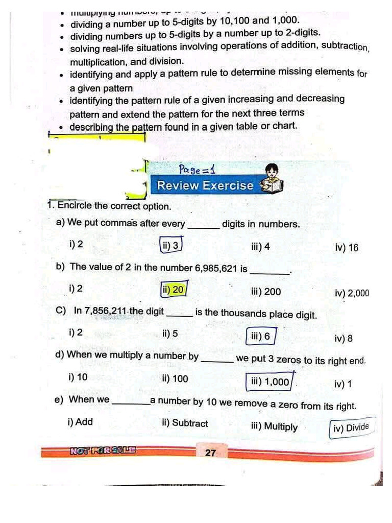 Fifth Mathematics | PDF