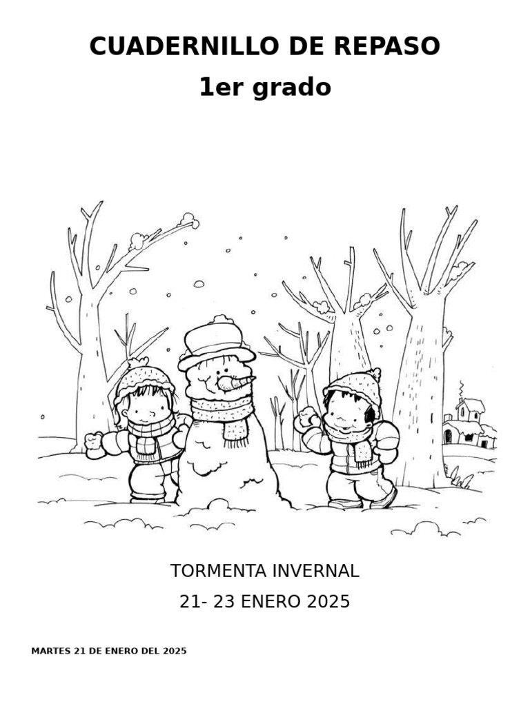 Cuadernillo 21-23 Enero | PDF
