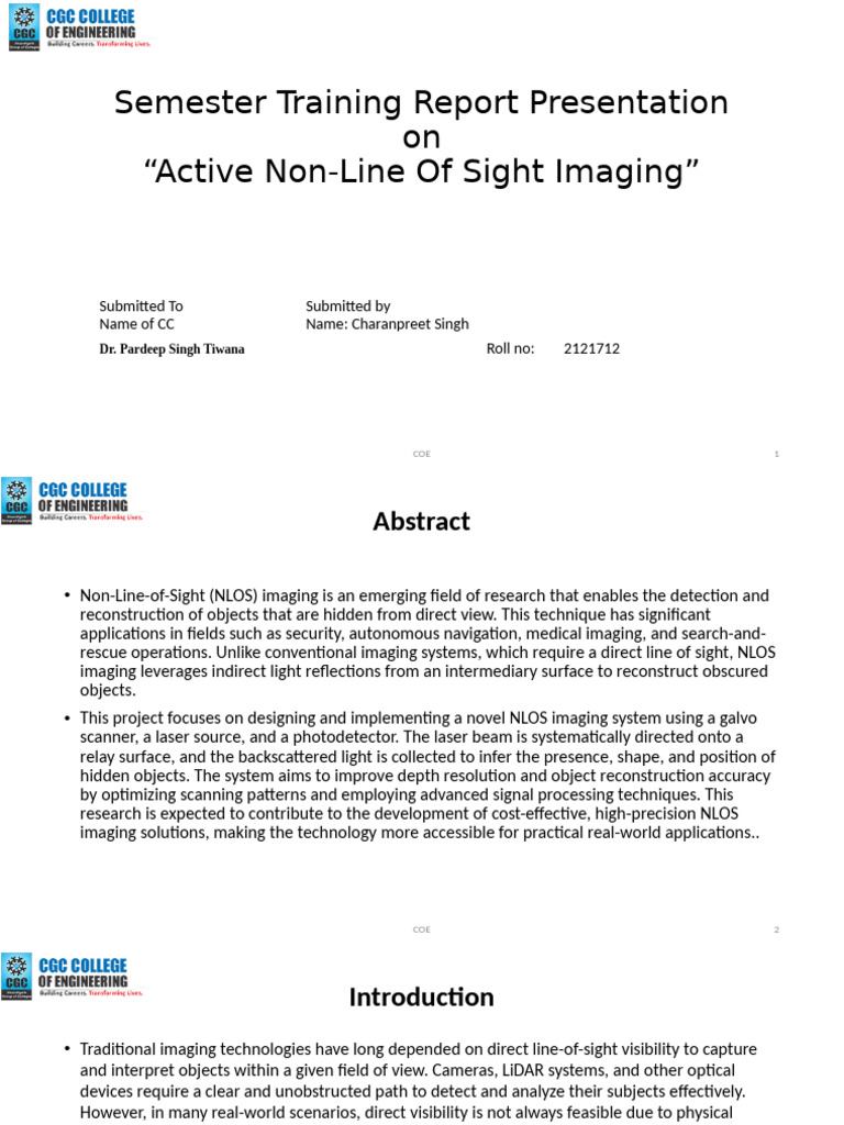 FINALPPT - Charanpreet Singh | PDF | Image Scanner | Camera