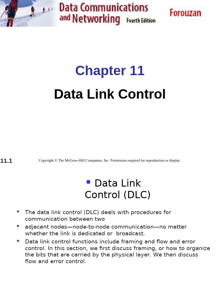 ch11 Data Link Control | PDF | Error Detection And Correction | Data Transmission