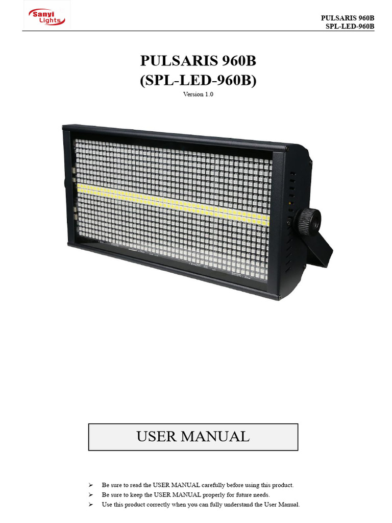 Pulsaris 960B User Manual | PDF | Electrical Connector | Electrical ...