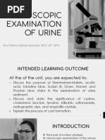 Urine Microscopic Exam Reference Chart | PDF