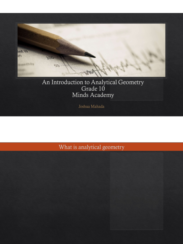 Grade 10 Analytical Geometry Notes | PDF | Slope | Cartesian Coordinate ...
