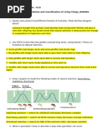 Life Science Evolution Memo | PDF