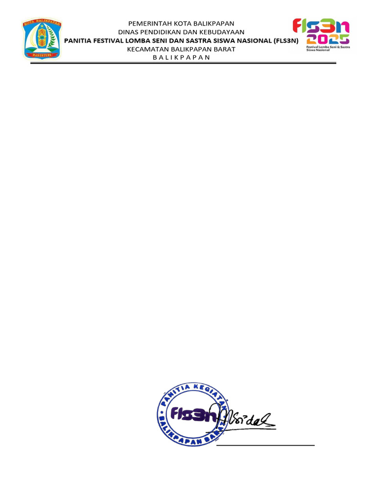 SK Penetapan Juara FLS3N | PDF