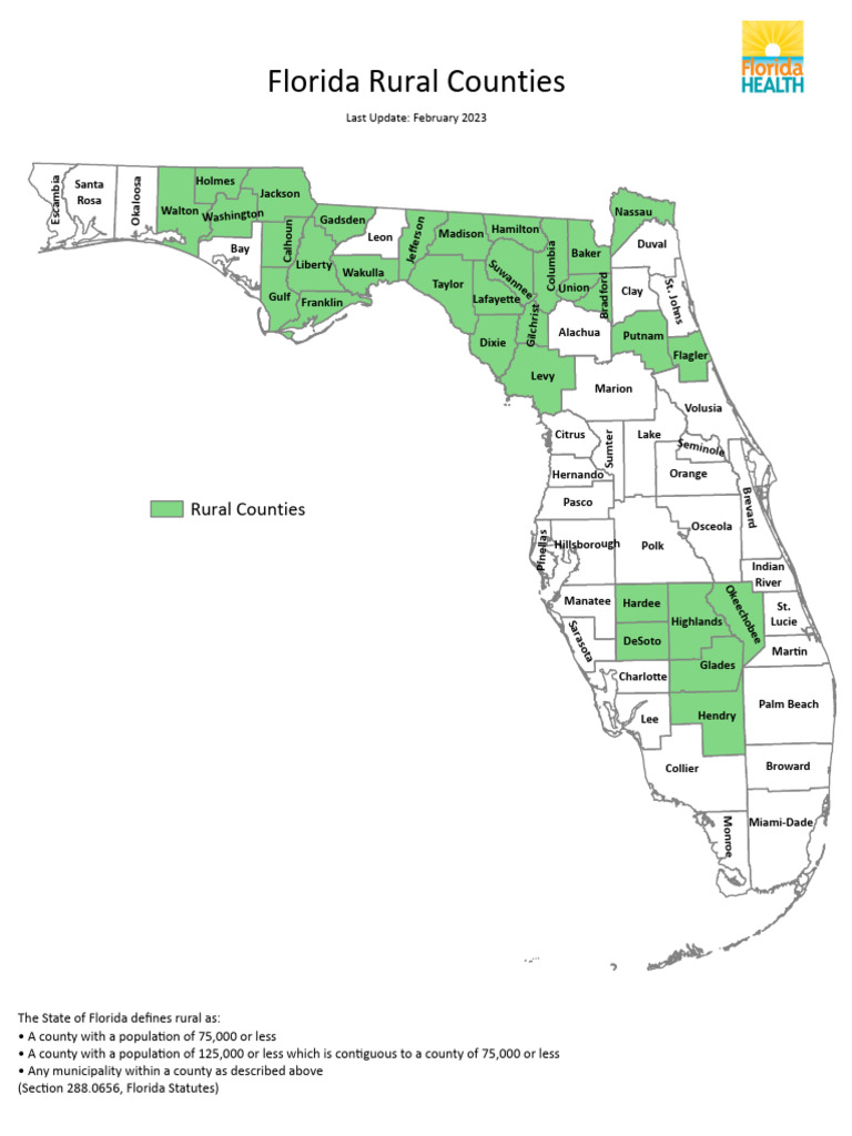 Florida Rural Counties Overview | PDF | Vortices | Atmospheric Circulation
