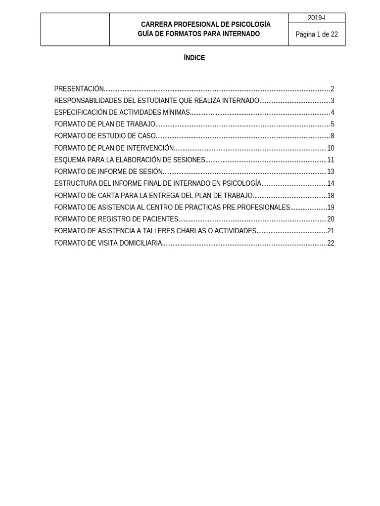 Guia Internado 2019 I - Editada | PDF | Aprendizaje | Sicología