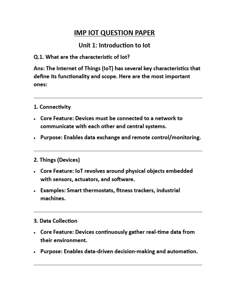 Imp Iot | PDF | Internet Of Things | I Pv6