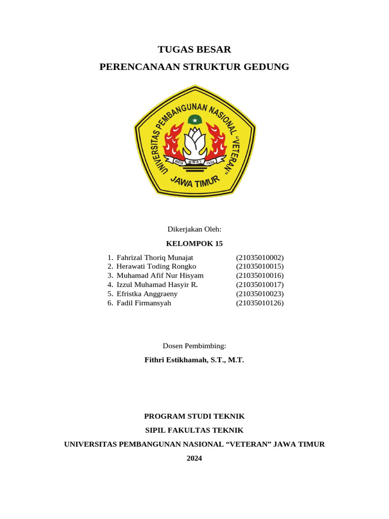 Perhitungan, RKS, Rab, Sp1 Kel.15 | PDF