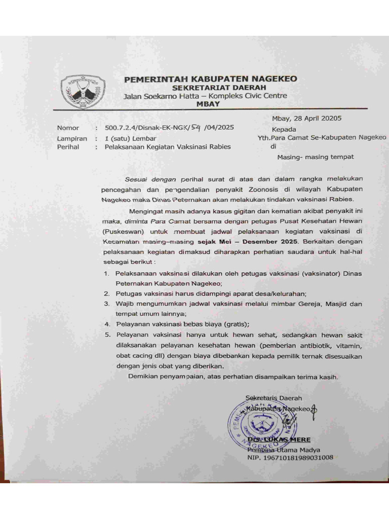 Surat Vaksin | PDF
