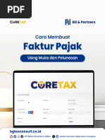 Cara Membuat Faktur Pajak Uang Muka Dan Pelunasan Di Coretax | PDF
