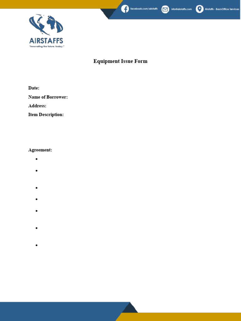 EQUIPMENT-ISSUE-FORM | PDF