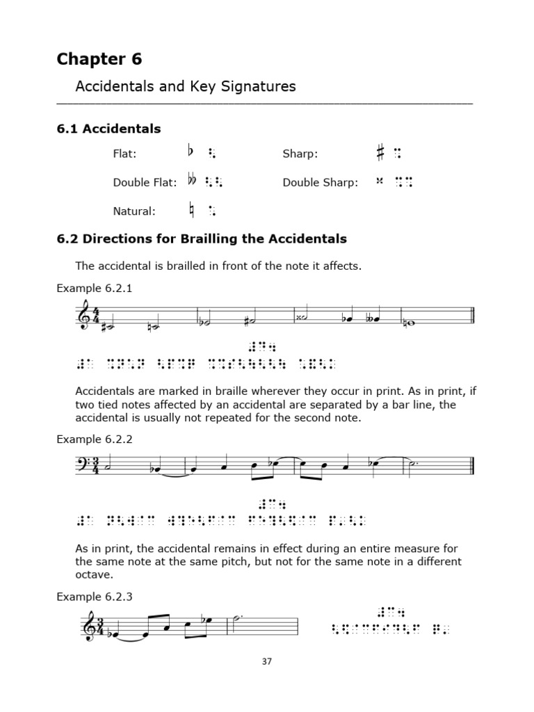 06_Accidentals and Key Signatures | PDF | Symbols | Notation