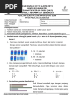 Soal Matematika Kelas 1 Bab 1 | PDF | Olahraga & Rekreasi | Griya & Taman